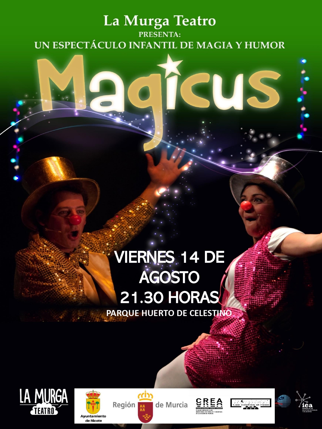 ESPECTÁCULO INFANTIL "MAGICUS" | Ayuntamiento de Ricote